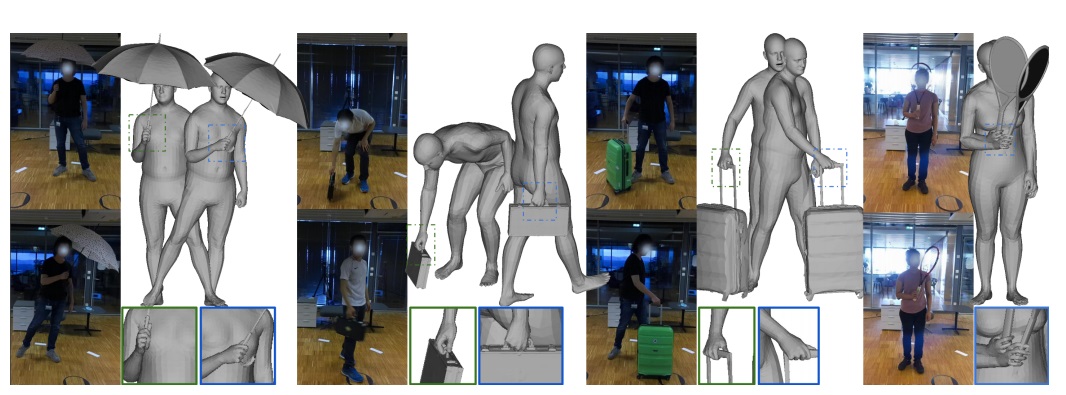 InterCap: Joint Markerless 3D Tracking of Humans and Objects in Interaction | Omid Taheri